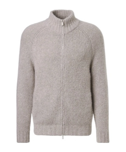 Brunello Cucinelli Cashmere And Silk Cardigan - Gray