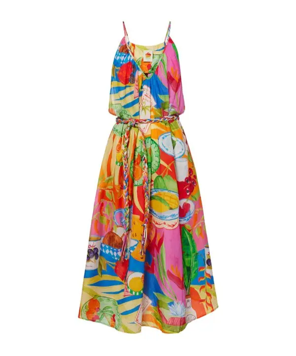 Farm Rio Sleeveless Dress - Multi-color