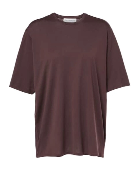 THE FRANKIE SHOP Harper Cotton Jersey T-shirt - Brown