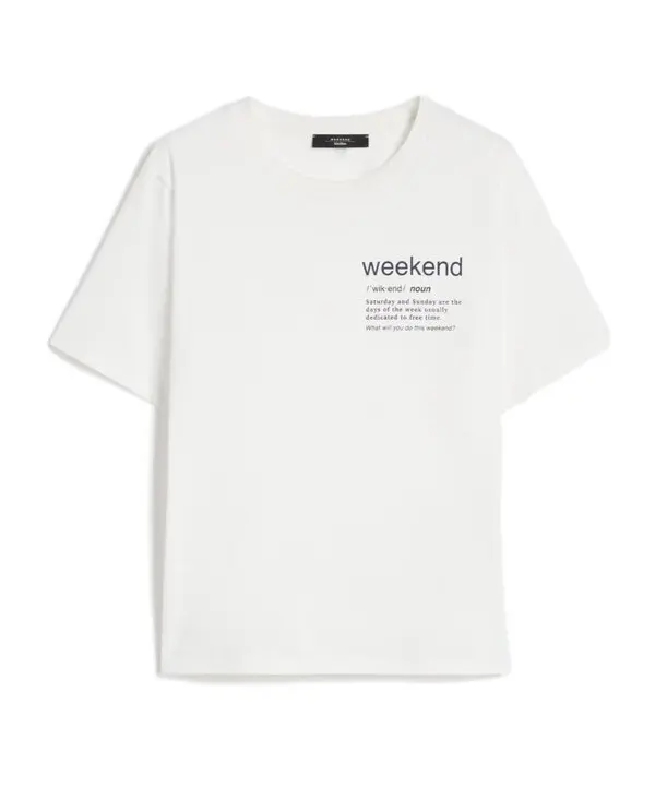 Max Mara Wkdtenue Crewneck T-shirt - White