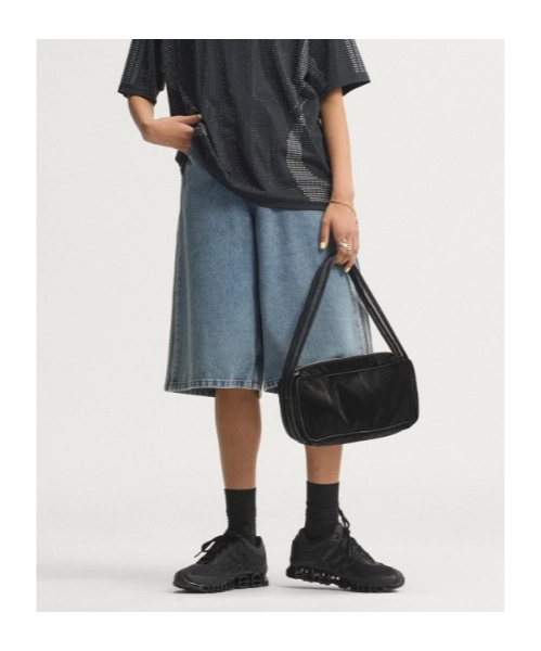 ADIDAS ORIGINALS Belt-loop Denim Shorts