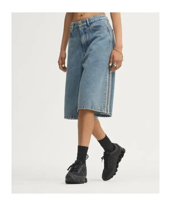 ADIDAS ORIGINALS Belt-loop Denim Shorts