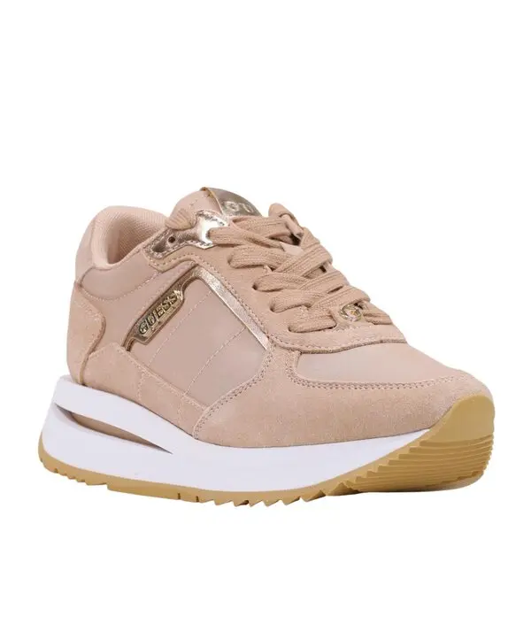 Guess Round-toe Lace-up Sneakers