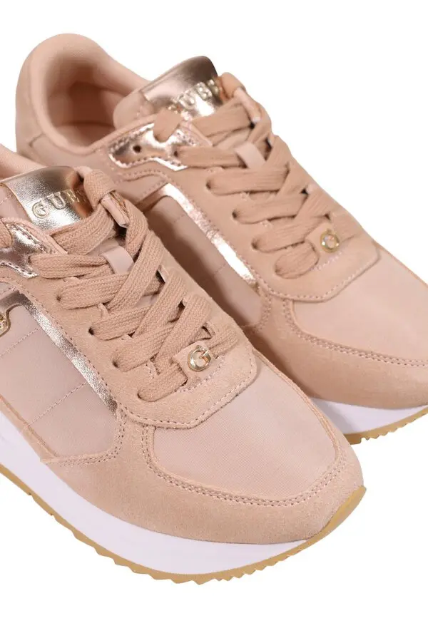 Guess Round-toe Lace-up Sneakers