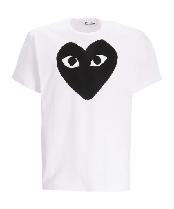 Play Comme Des Garcon Short-sleeved T-shirt - White