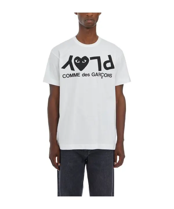 Play Comme Des Garcon Short-sleeved T-shirt - White