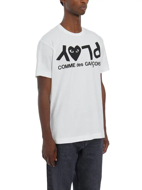 Play Comme Des Garcon Short-sleeved T-shirt - White