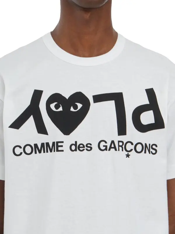 Play Comme Des Garcon Short-sleeved T-shirt - White