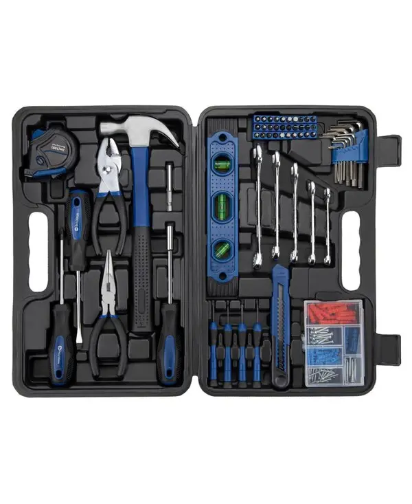 XDOVET Home Hand Tool Set Toolbox Household Repair Tool Kit - Blue