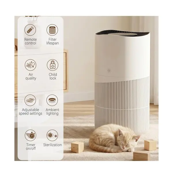 TOPTENG Air Purifier For 1830 Sq Ft Â 237 Cfm Cadr