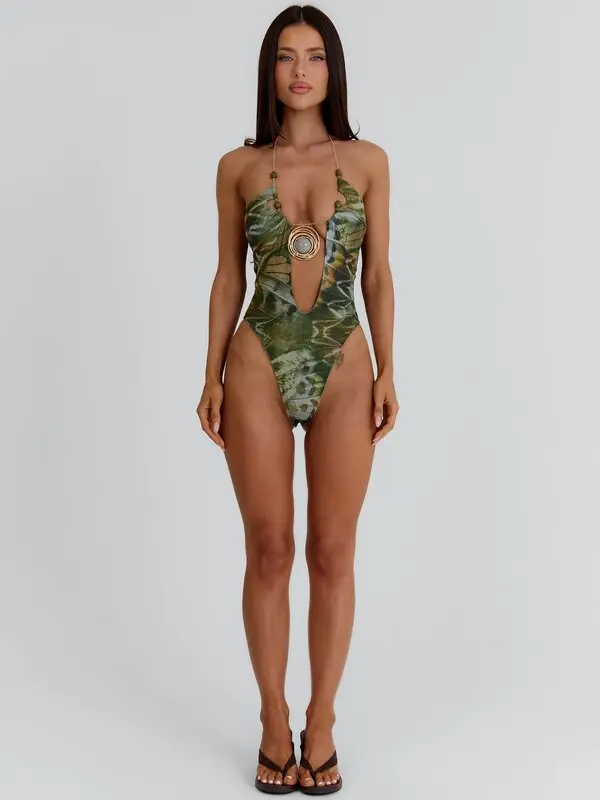 OUTCAST Nikila Bodysuit Ecru Wings