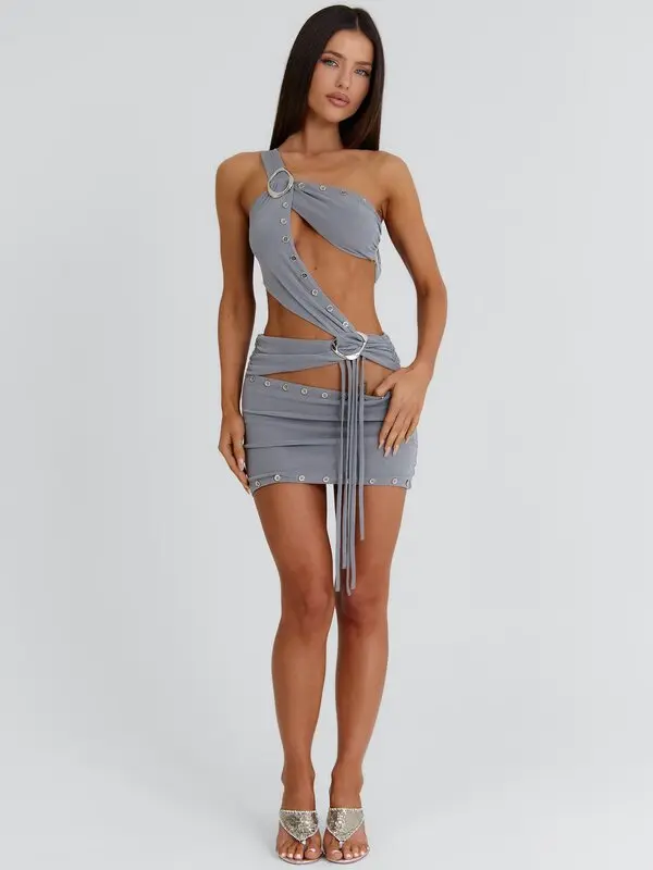 OUTCAST Moorena Mini Dress Grey