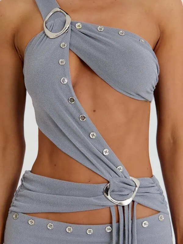 OUTCAST Moorena Mini Dress Grey