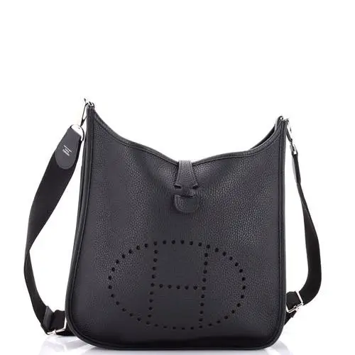 Hermès Evelyne Bag Gen Iii Clemence Pm - Black