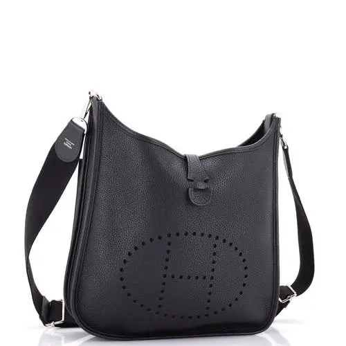 Hermès Evelyne Bag Gen Iii Clemence Pm - Black