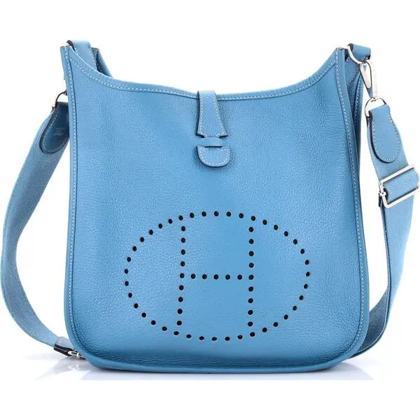 Hermès Evelyne Bag Gen Iii Clemence Pm - Blue