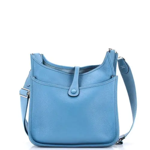 Hermès Evelyne Bag Gen Iii Clemence Pm - Blue