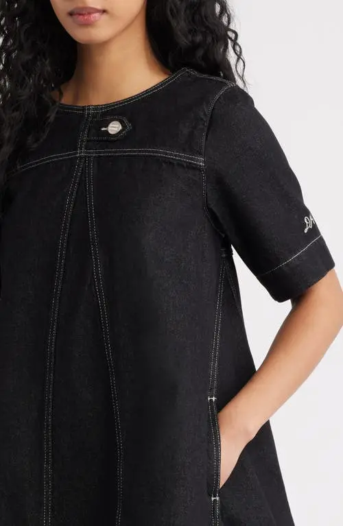 DAMSON MADDER Bridget Organic Cotton Denim Mini Dress