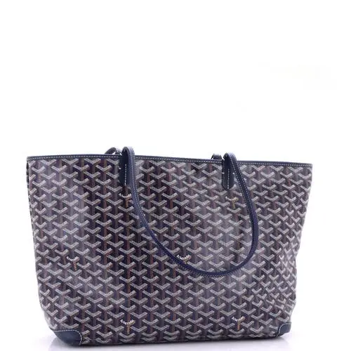 Goyard Artois Tote Coated Canvas Mm - Blue