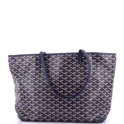Goyard Artois Tote Coated Canvas Mm - Blue