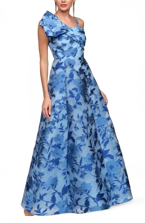 Js Collections Anya Floral A-line Gown