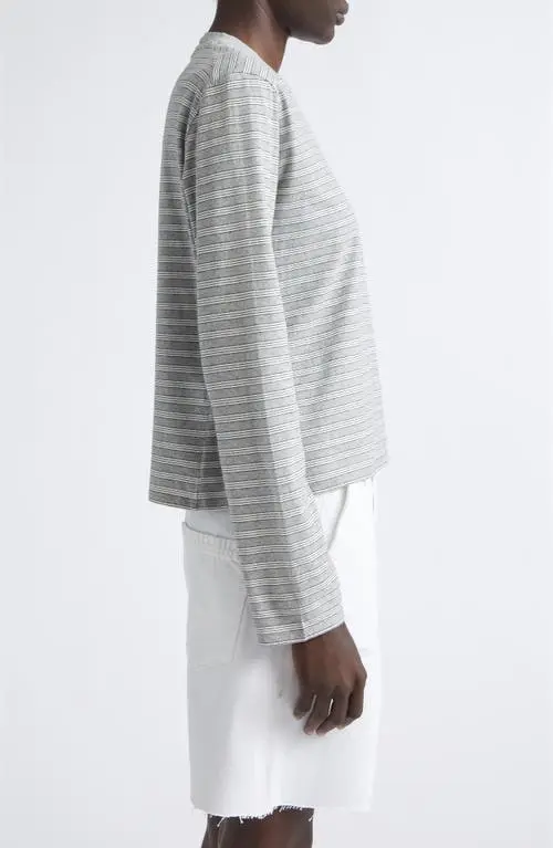 KALLMEYER Wynn Stripe Long Sleeve Cotton T-shirt