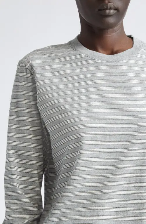 KALLMEYER Wynn Stripe Long Sleeve Cotton T-shirt