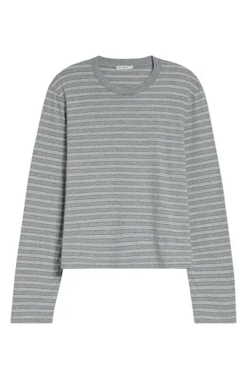 KALLMEYER Wynn Stripe Long Sleeve Cotton T-shirt