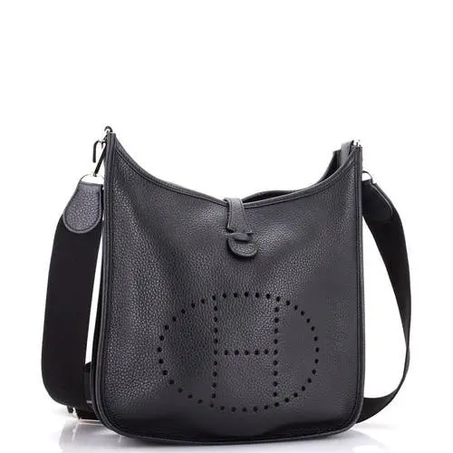 Hermès Evelyne Bag Gen Iii Clemence Pm - Black