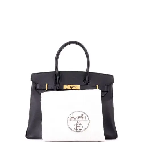 Hermès Birkin Handbag Epsom With Gold Hardware 30 - Black