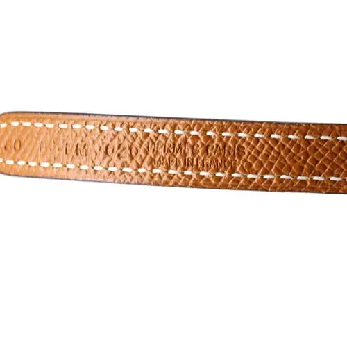 Hermès As De Coeur Reversible Belt Leather Thin