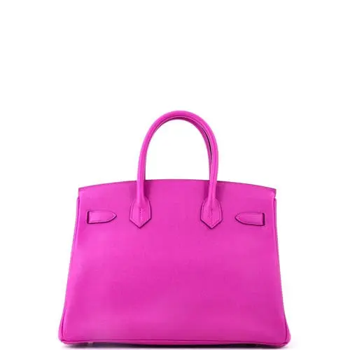 Hermès Birkin Handbag Epsom With Palladium Hardware 30 - Pink