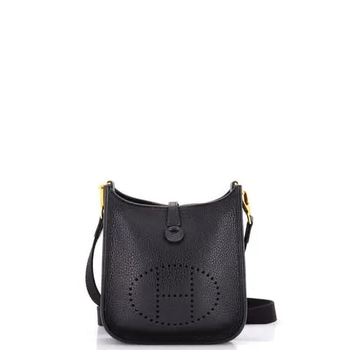 Hermès Evelyne Bag Gen Iii Clemence Tpm - Black
