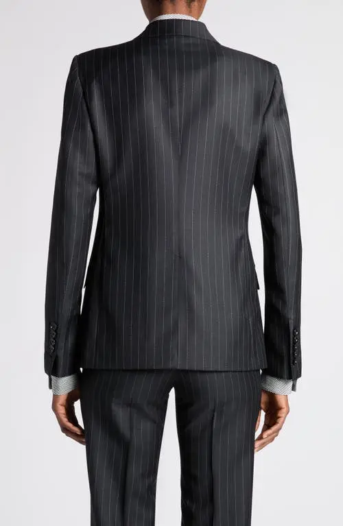 TOM FORD Chalk Stripe Wool & Mohair Jacket