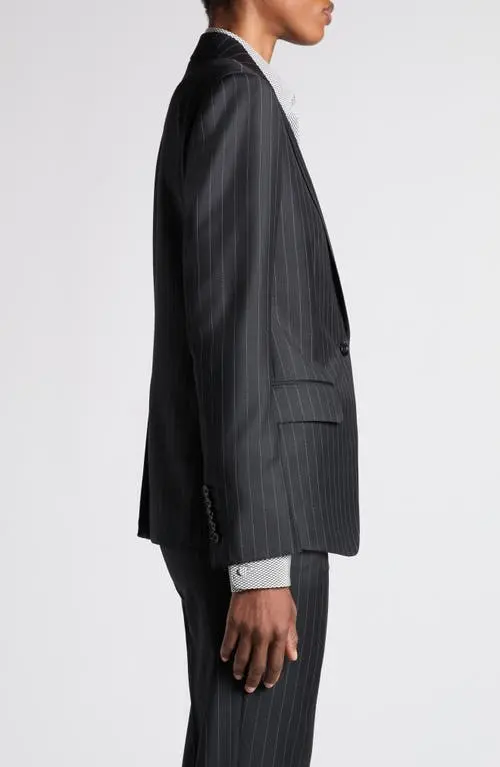 TOM FORD Chalk Stripe Wool & Mohair Jacket