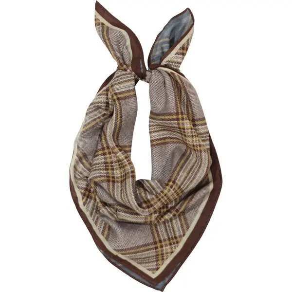 PETIT MOMENTS Plaid Scarf