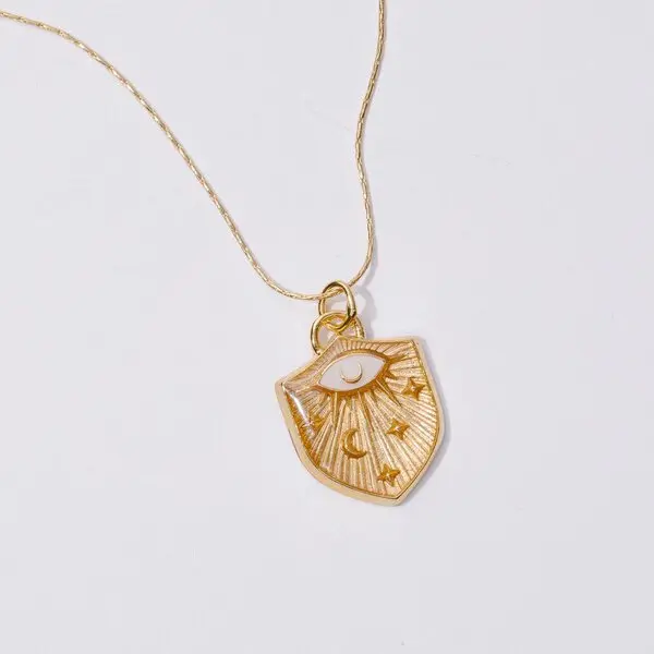 &LIVY Protective Eye Expandable Necklace - Gold