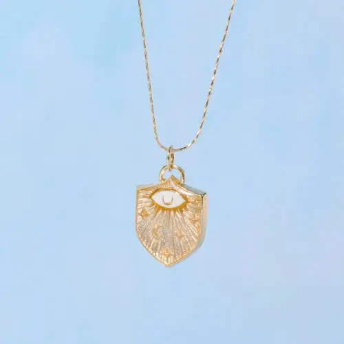 &LIVY Protective Eye Expandable Necklace - Gold