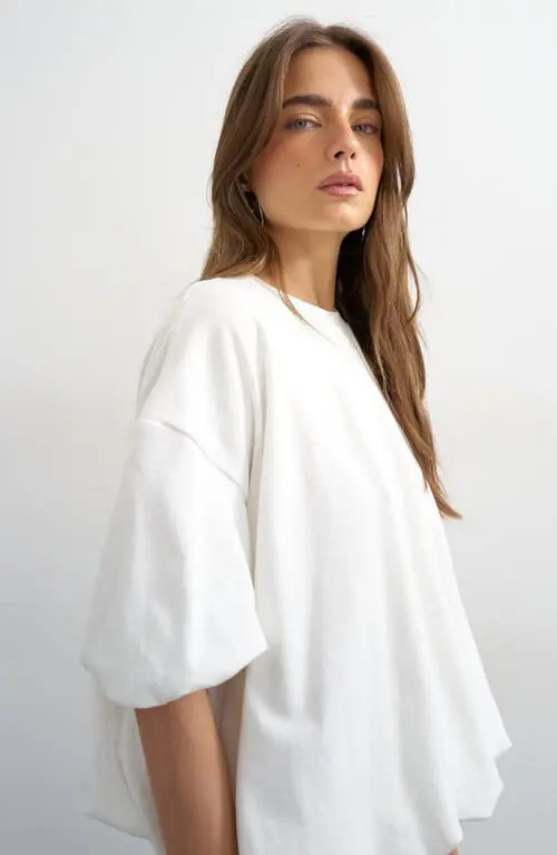 Topshop Bubble Hem T-shirt