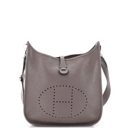 Hermès Evelyne Bag Gen Iii Clemence Pm - Grey