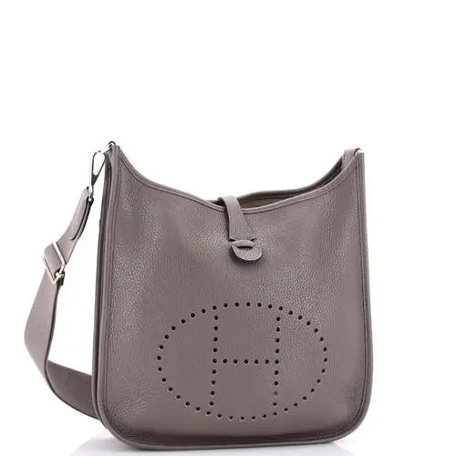 Hermès Evelyne Bag Gen Iii Clemence Pm - Grey