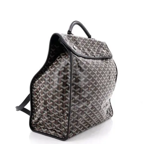 Goyard Saint Leger Briefcase Backpack Coated Canvas
