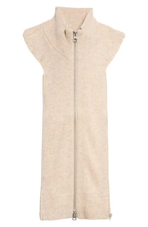 Veronica Beard Merino Wool & Cashmere Uptown Dickey - Oatmeal