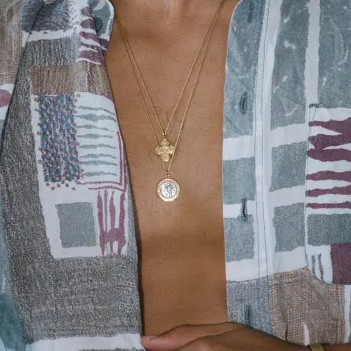&LIVY Saint Christopher Expandable Necklace