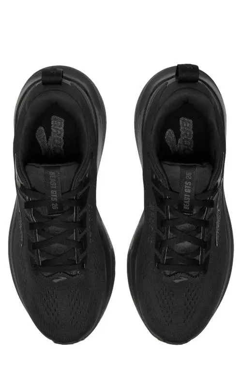 Brooks Beast Gts 26 Running And Walking Shoe - Black/black/grey