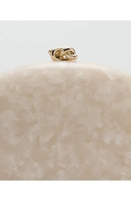 Mango Pearl Effect Clutch
