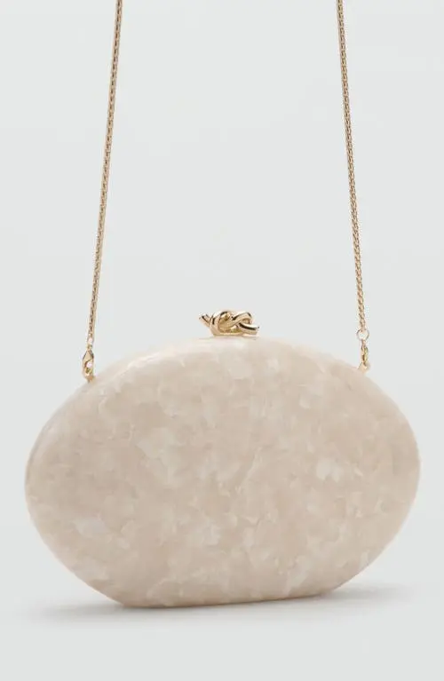 Mango Pearl Effect Clutch