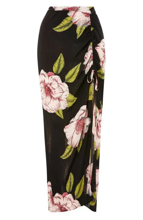 Topshop Bold Bloom Maxi Skirt