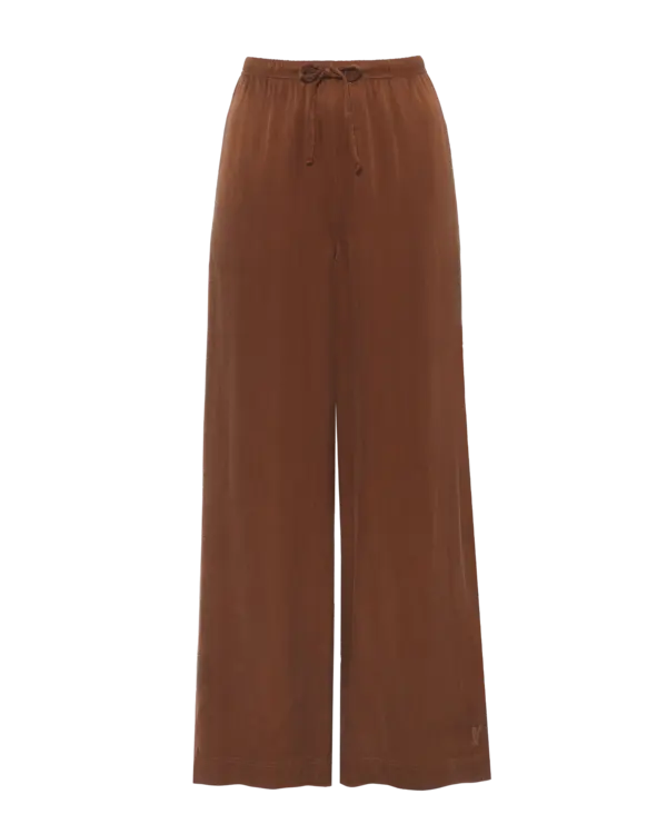 NUDEA Eco-luxe Drawstring Trouser Cocoa