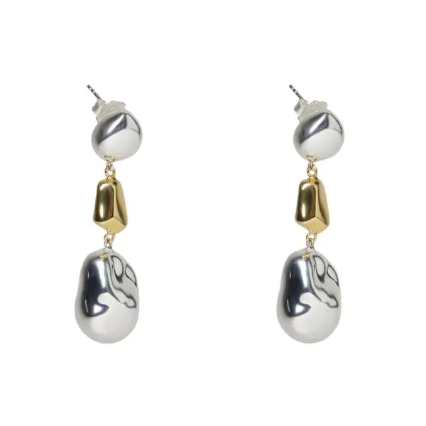 Argento Vivo Helsa Earring - Gray/yellow